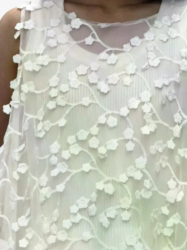 ÉPINGLER Embroidered Jacquard Mini Dress