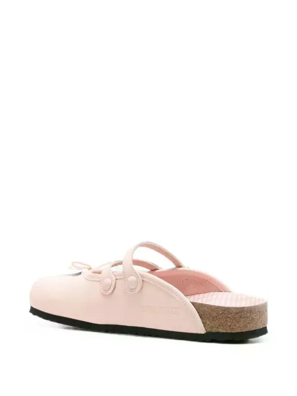 BIRKENSTOCK Double-strap Bow-detail Mules