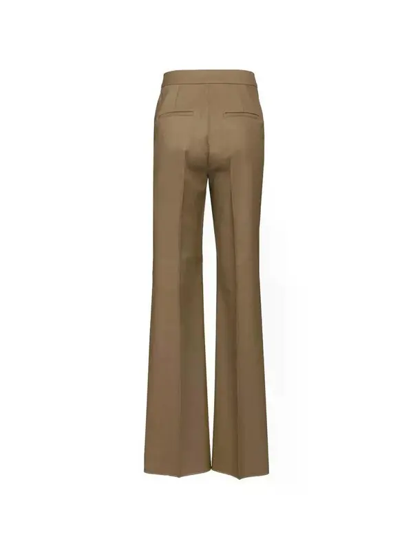 Max Mara Gabardine Pressed-crease Trousers