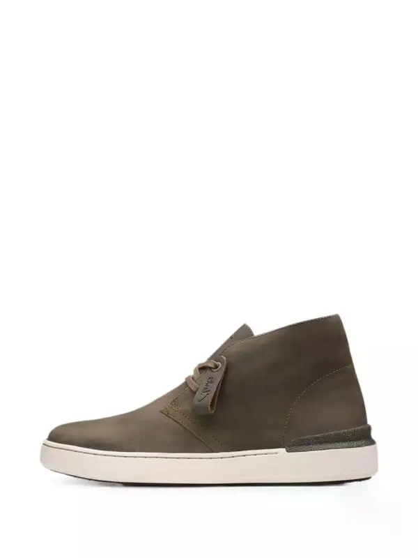 Clarks Courtlite Dbt Leather Sneakers - Green