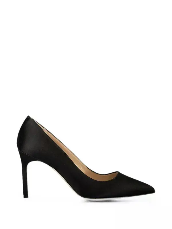 Manolo Blahnik Bb Satin Pumps - Black