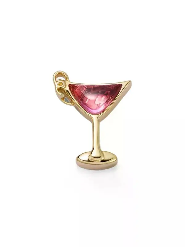 Loquet Cosmopolitan Tourmaline Charm In 18k Yellow