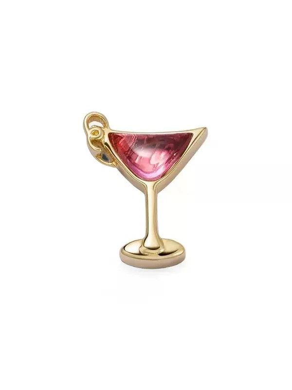 Loquet Cosmopolitan Tourmaline Charm In 18k Yellow - Gold