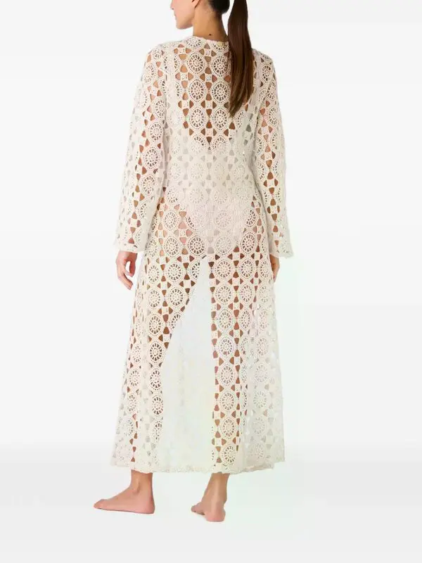 PALMACEA Crochet Knit Trousers - Neutrals
