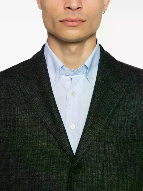 Etro Check-pattern Single-breasted Blazer
