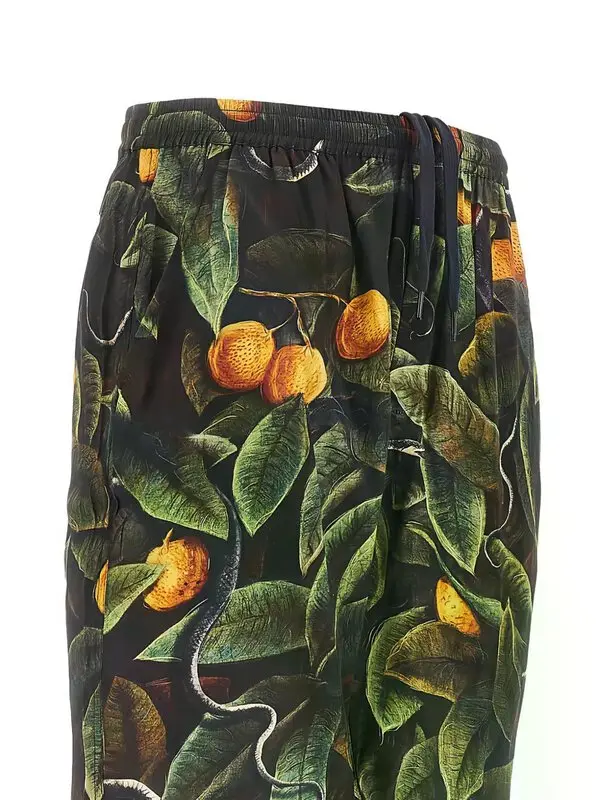 ENDLESS JOY Printed Silk Shorts