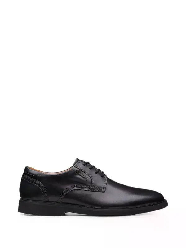 Clarks Malwood Lace Derby Shoes - Black