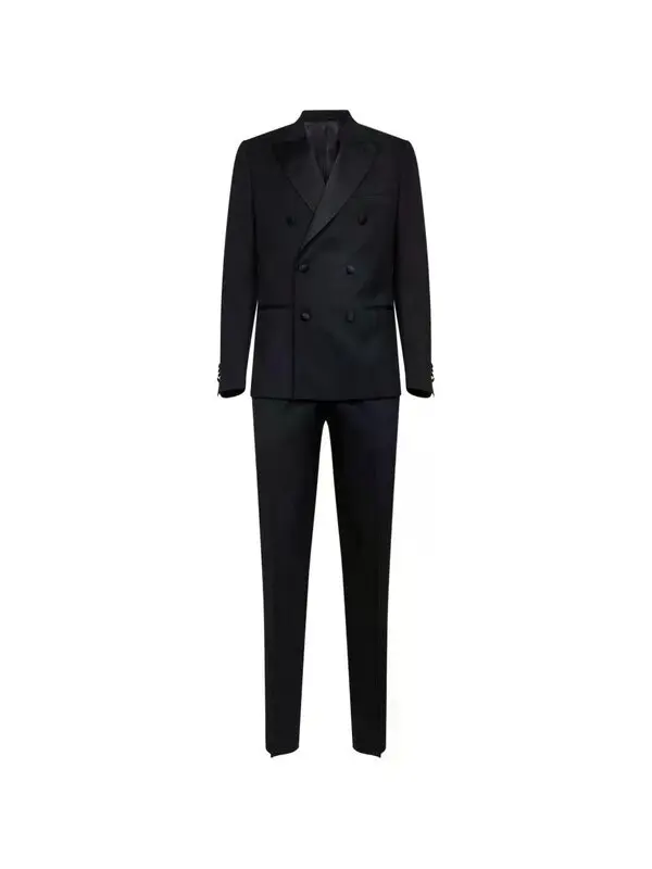 LARDINI Double-breasted Peak-lapel Suit