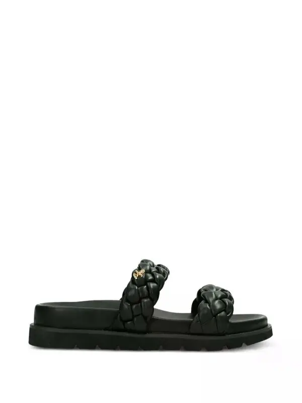 MEXX Braided Strap Platform Sandals - Green