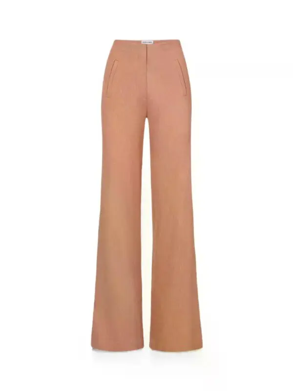 Veronica Beard High-waisted Wide-leg Trousers
