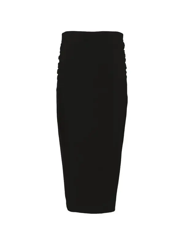 Max Mara Ruched-detail Midi Skirt