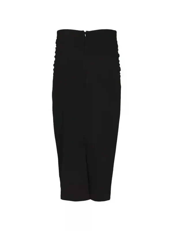 Max Mara Ruched-detail Midi Skirt