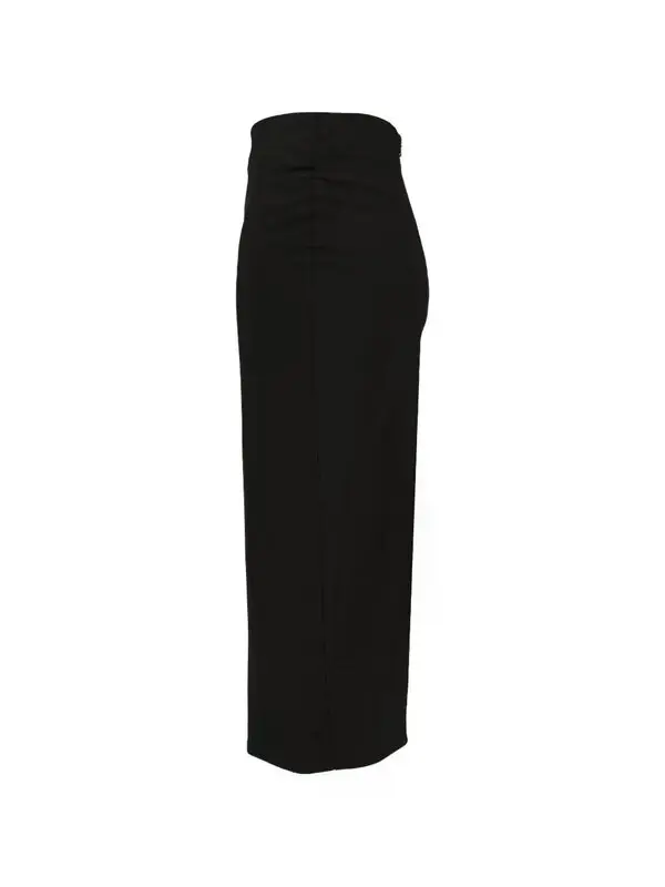 Max Mara Ruched-detail Midi Skirt