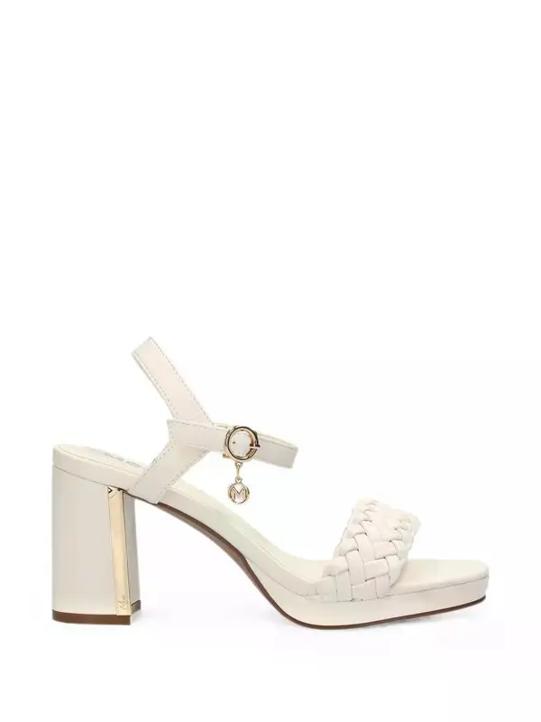 MEXX Braided Ankle-strap Sandals - White