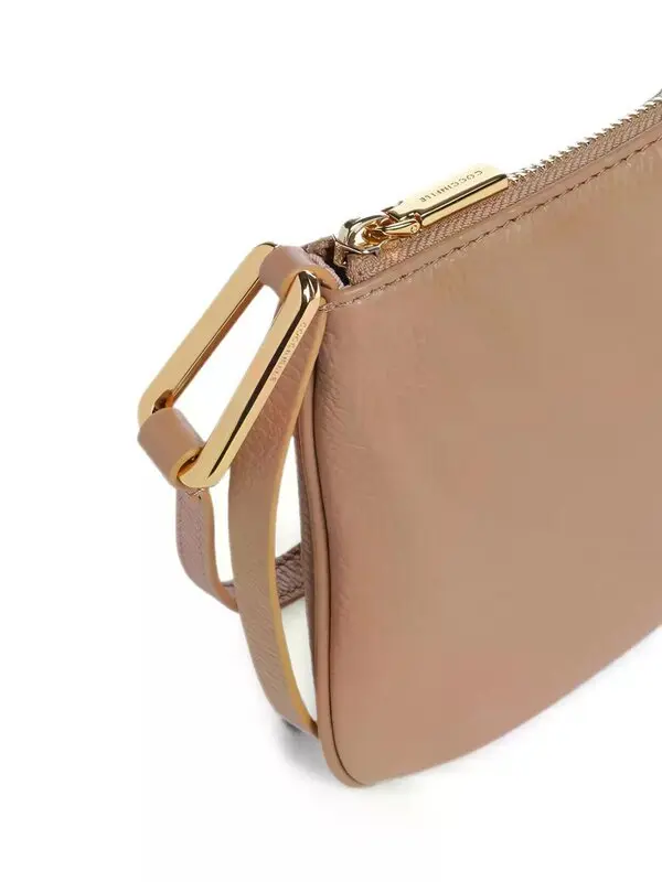 COCCINELLE Grained Leather Shoulder Bag