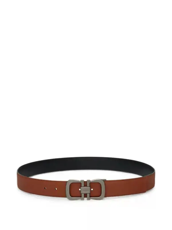FERRAGAMO Reversible And Adjustable Gancini Belt