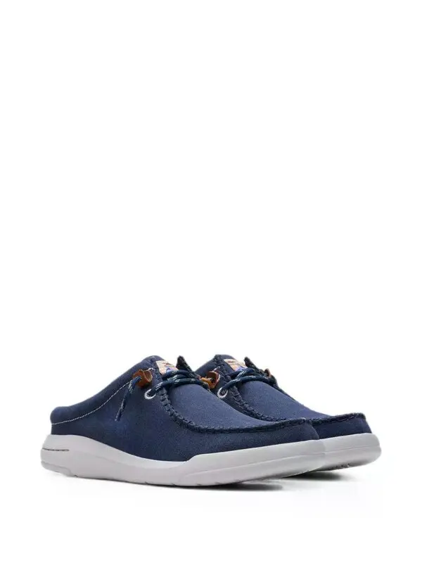 Clarks Driftlite Surf Lace-up Mules - Blue