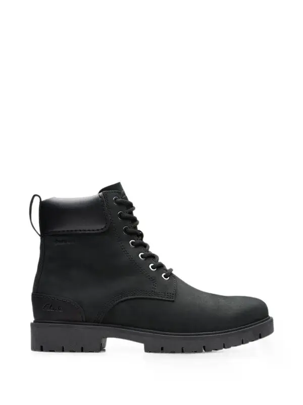 Clarks Rossdale Hi Lace-up Boots - Black