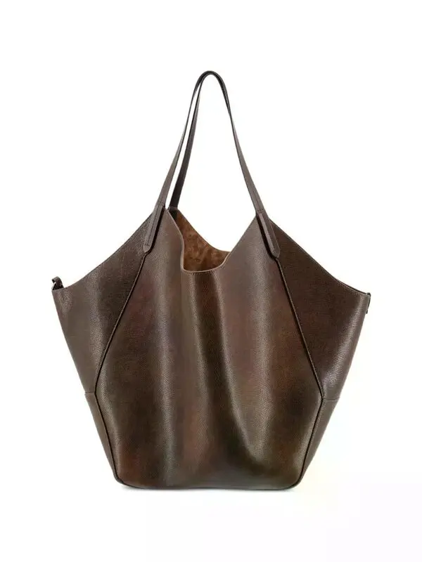 Brunello Cucinelli Lizard-effect Leather Bucket Bag