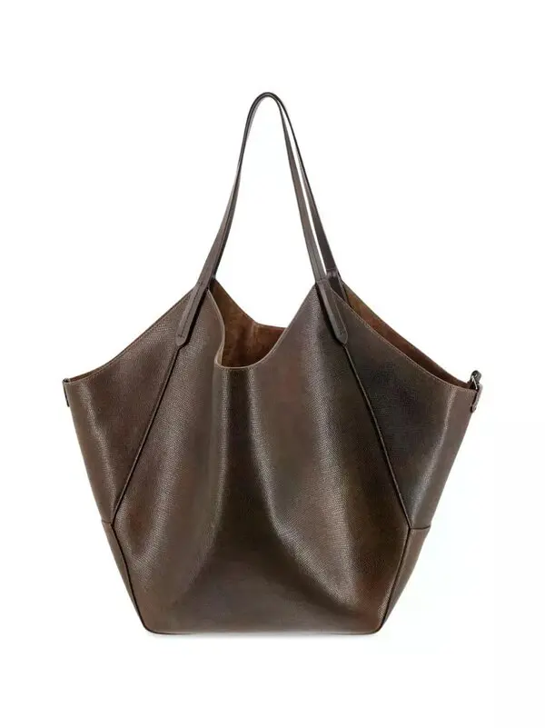 Brunello Cucinelli Lizard-effect Leather Bucket Bag