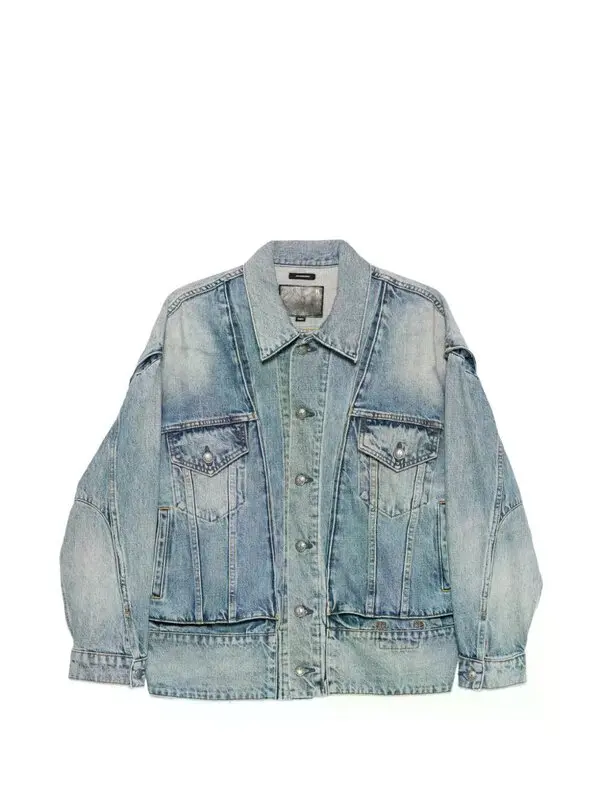 R13 Layered-effect Denim Jacket