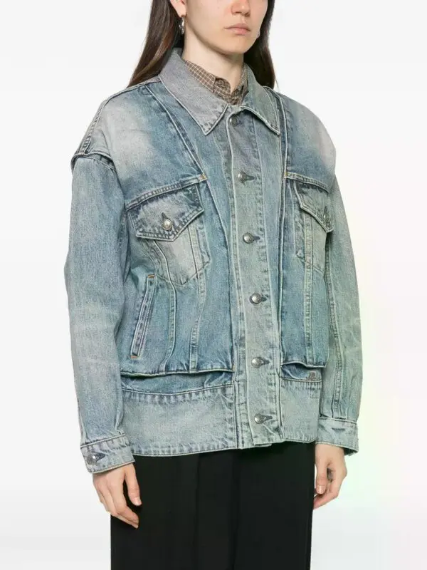 R13 Layered-effect Denim Jacket