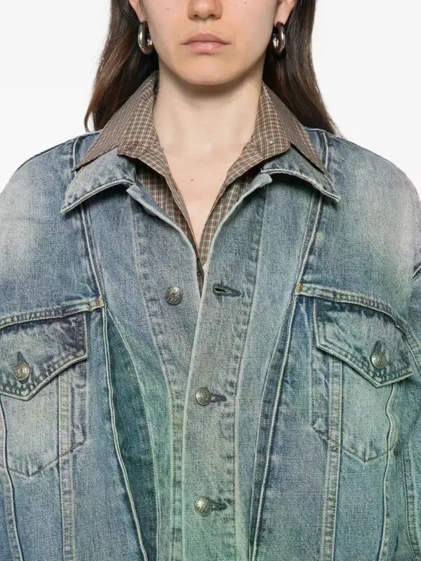R13 Layered-effect Denim Jacket
