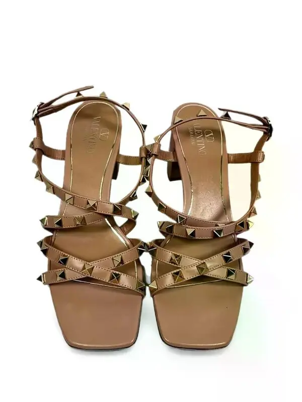 Valentino Garavani Rockstud Ankle-strap Sandals
