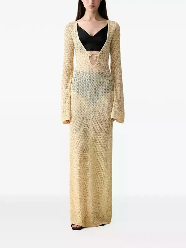 Bardot Bryn Crochet Ring Detail Maxi Dress