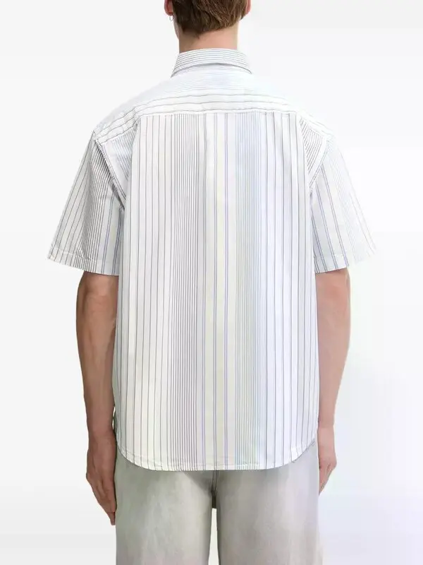 BEAMS Oxford Striped-pattern Button-down Shirt