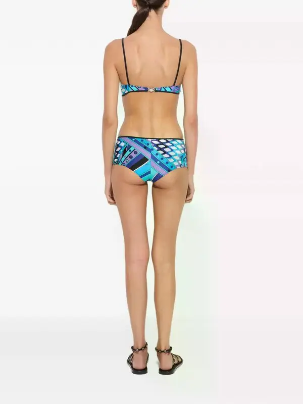 Emilio Pucci Vivara-print Balconette Bikini Top