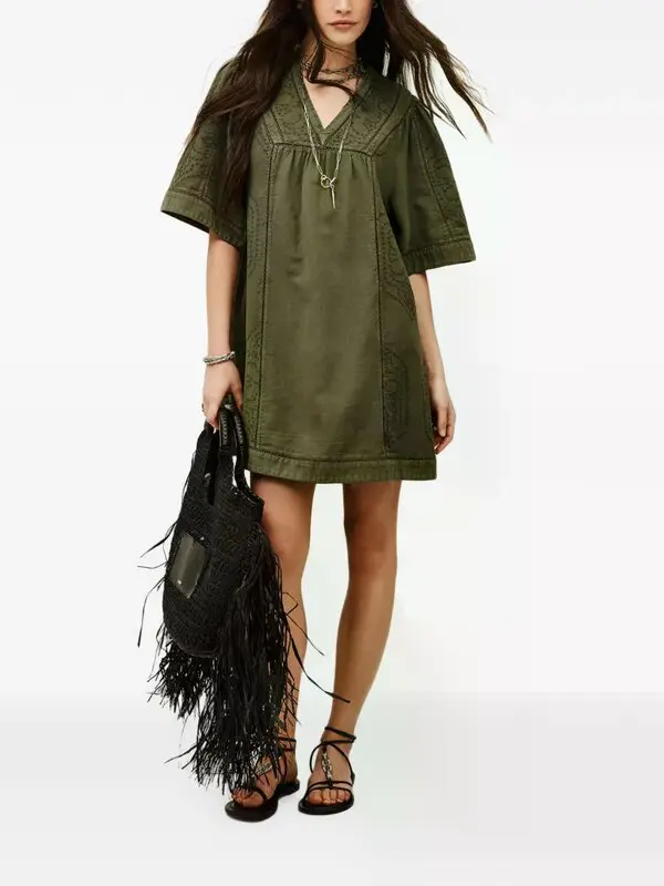 Ba&sh Gina Mini Dress - Green