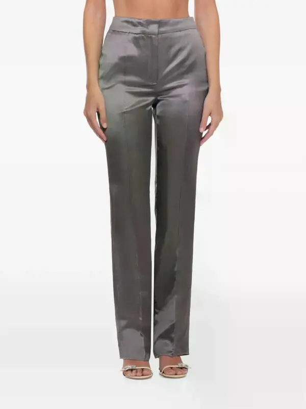 EMME Satin-finish Tailored Trousers