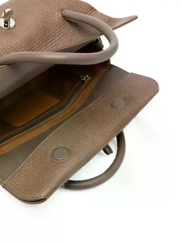 ZANELLATO Small Dotta Leather Tote Bag