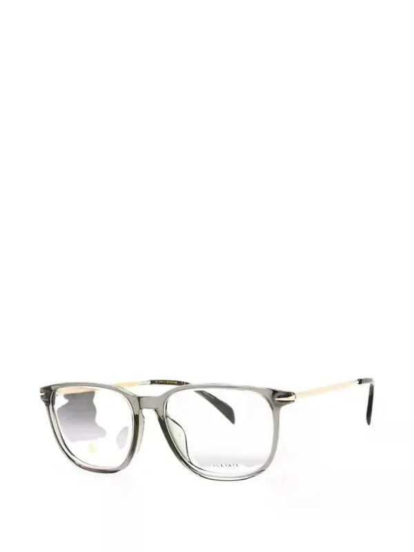 DB EYEWEAR BY DAVID BECKHAM Rectangle Frame Eyeglasses - Grey