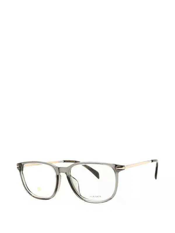 DB EYEWEAR BY DAVID BECKHAM Rectangle Frame Eyeglasses - Grey