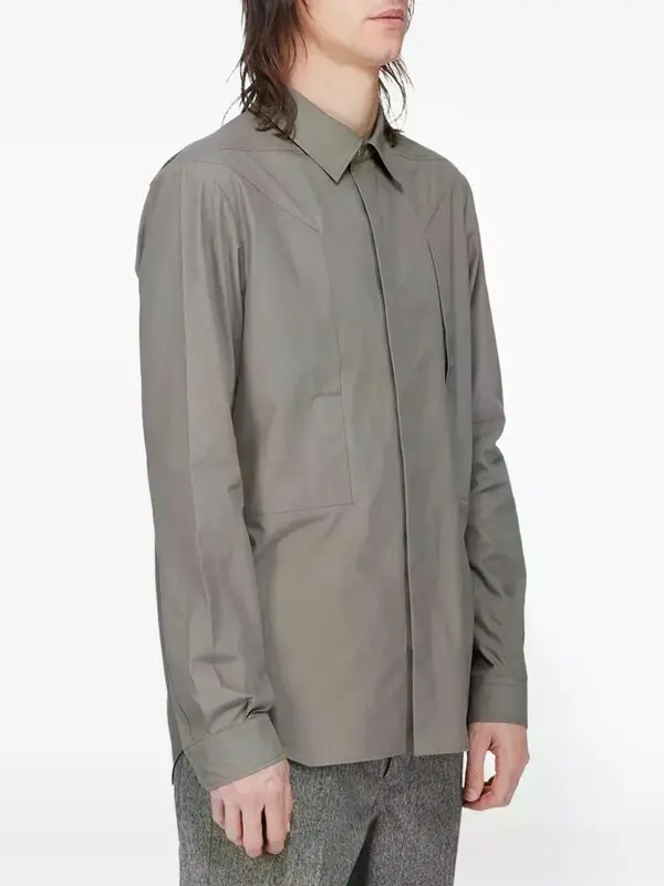 Rick Owens Fog Pocket Long-sleeve Shirt
