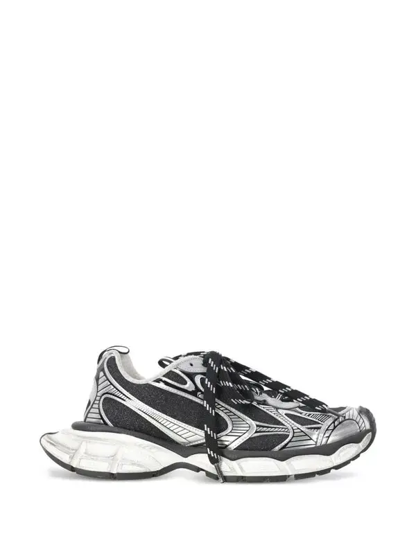 Balenciaga 3xl Glittered Sneakers - Black