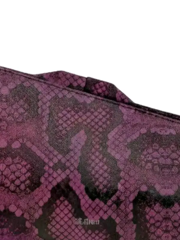 Attico 8.30 Pm Snakeskin-effect Clutch Bag