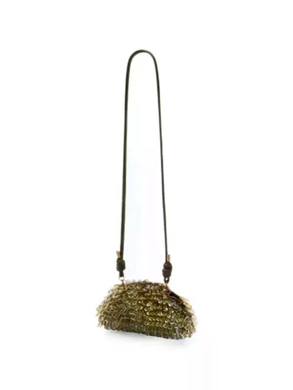 Cult Gaia Jaala Bead-embellished Clutch Bag