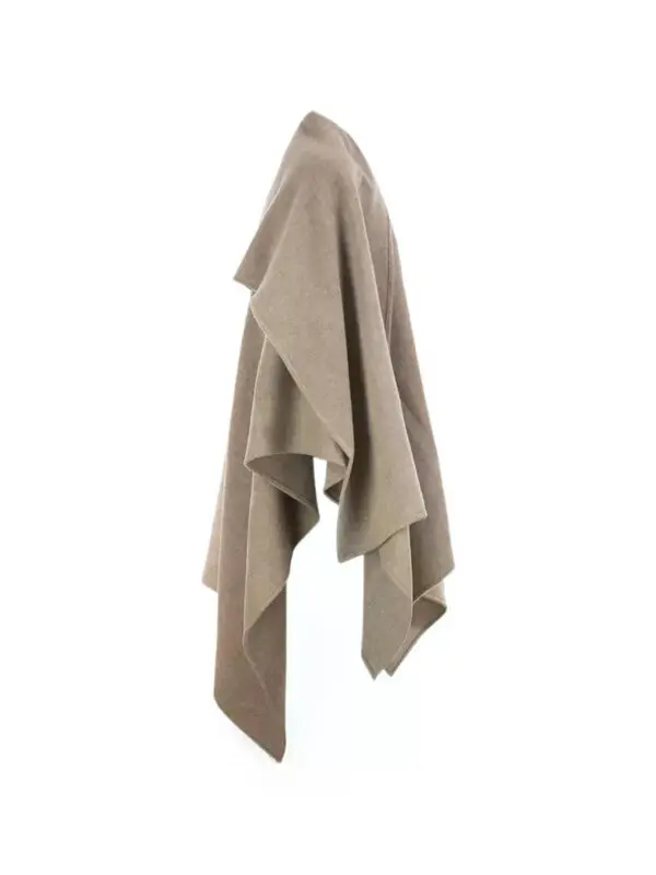 Fabiana Filippi Scarf-detail Cape - Neutrals