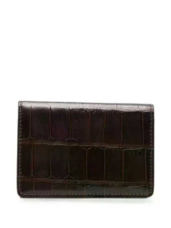 HIDESINS Crocodile-effect Bifold Wallet