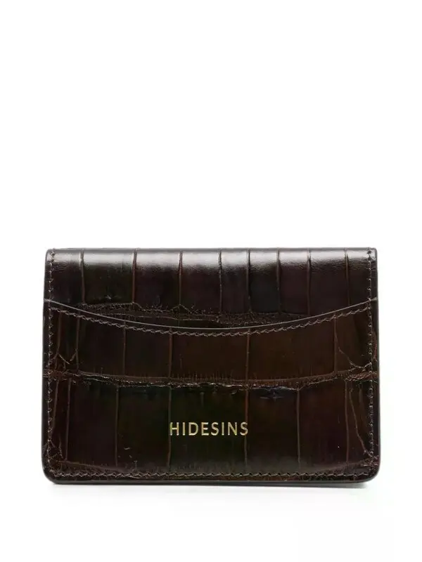 HIDESINS Crocodile-effect Bifold Wallet