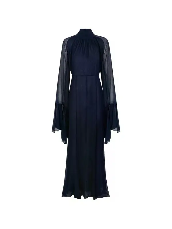 CAYET Yara Ruffled-sleeve Maxi Dress