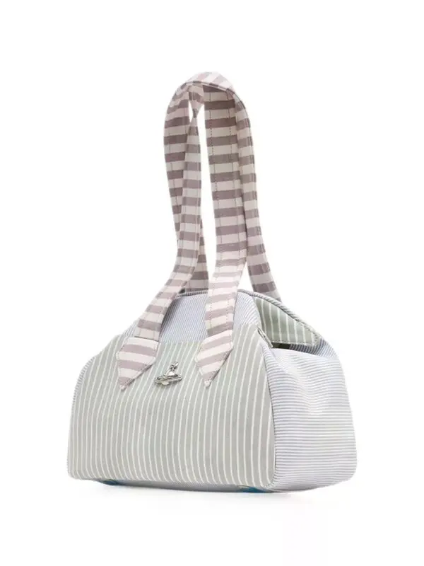 VIVIENNE WESTWOOD Medium Yasmine Archive Striped Tote Bag