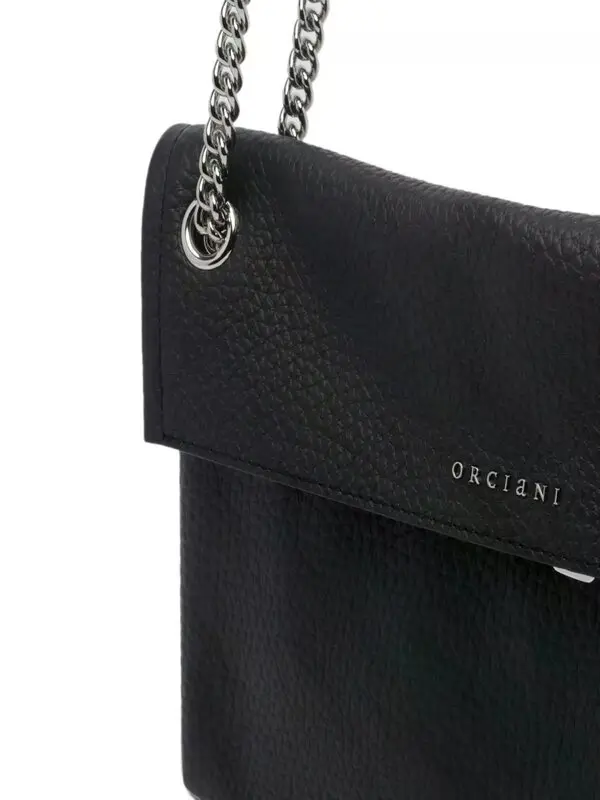 Orciani Small Venus Leather Shoulder Bag
