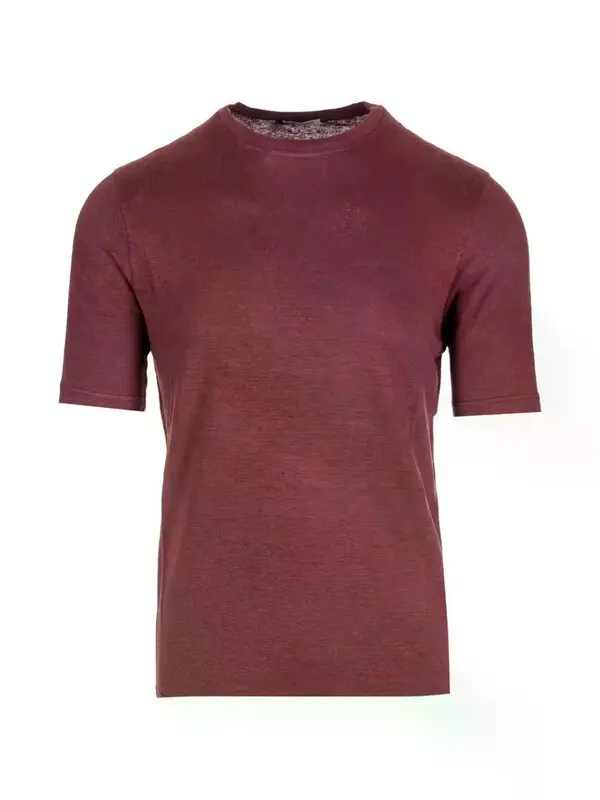 AL DUCA D’AOSTA 1902 Crew-neck Linen T-shirt