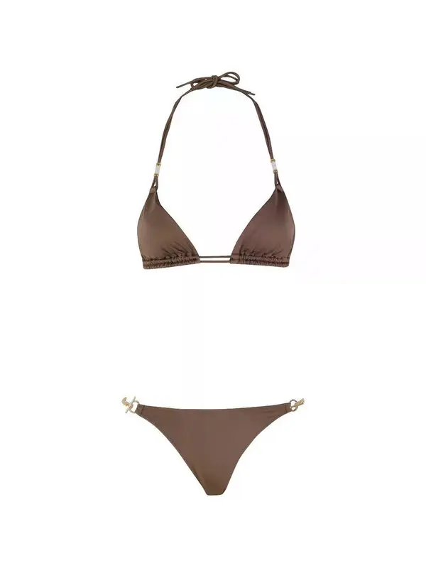 PIN-UP STARS Chain-detail Triangle Bikini