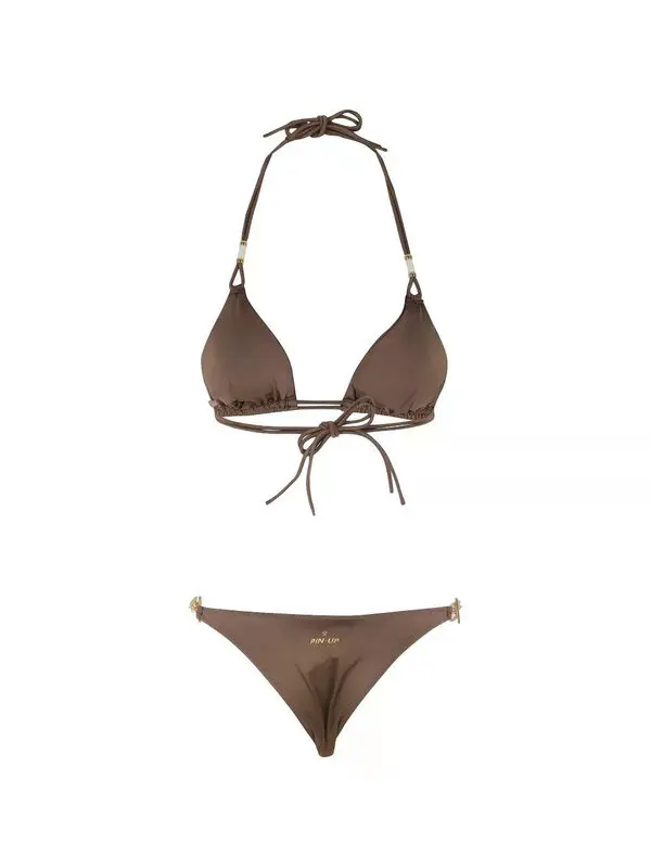 PIN-UP STARS Chain-detail Triangle Bikini