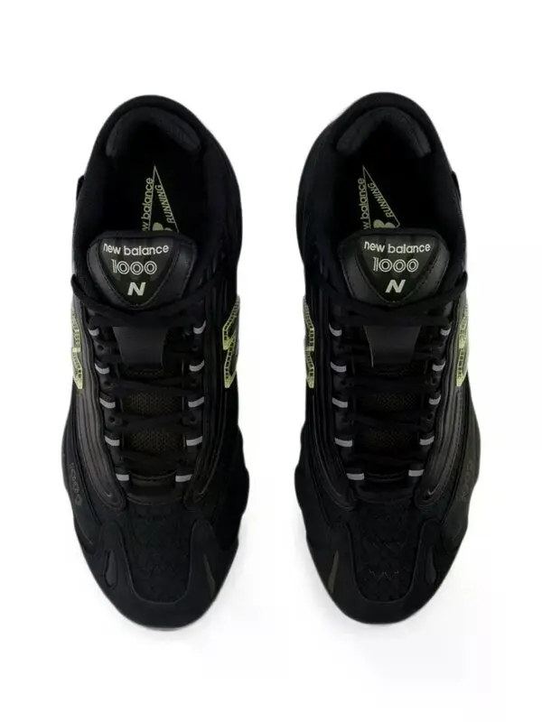 NEW BALANCE 1000 Lace-up Sneakers - Black
